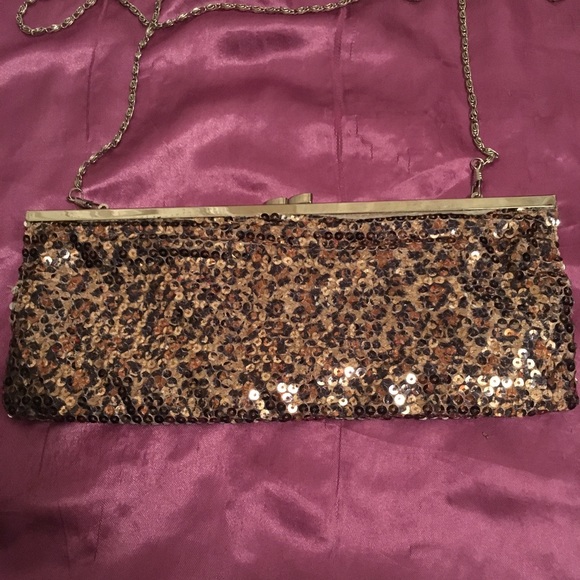 Bags | Sequin Leopard Cheetah Sparkly Purse Shoulder Bag | Poshmark